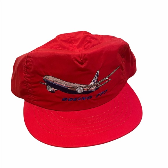 Accessories | Vintage 9s Boeing Hat 777 | Poshmark